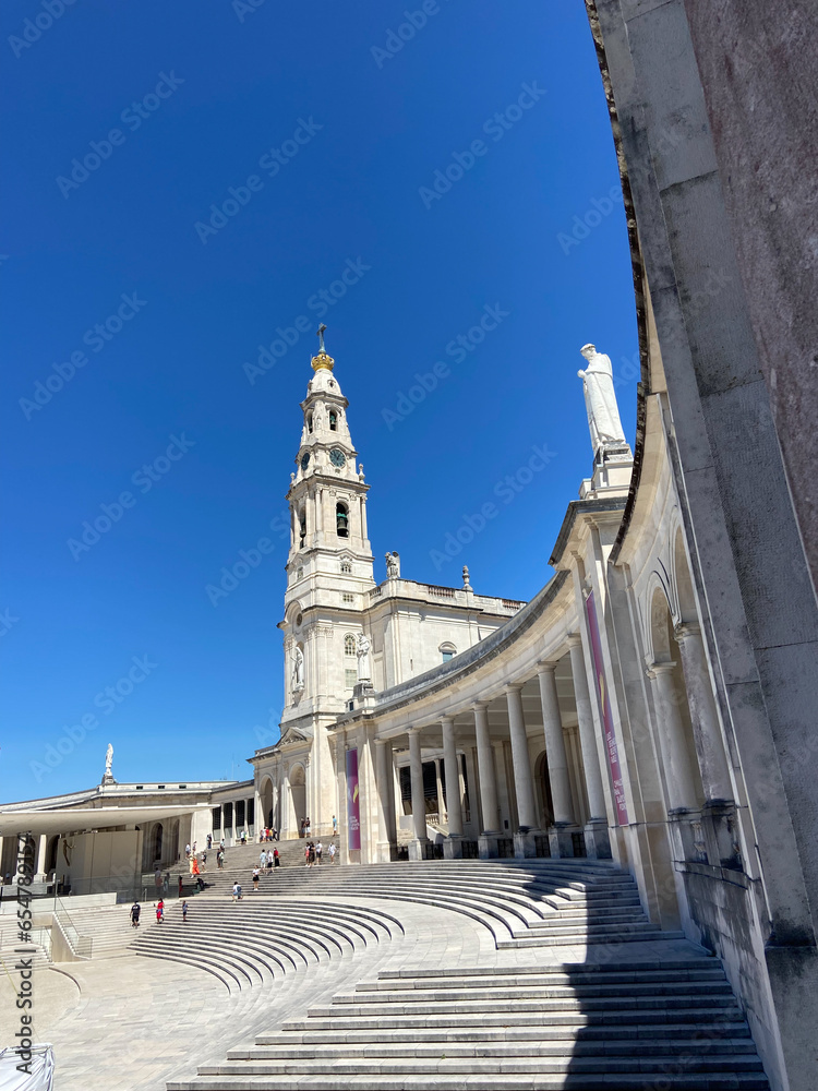 Fatima, Portugal, August 21, 2021: The Basilica of Our Lady of the ...