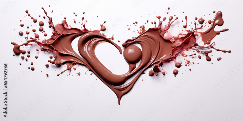 Heart-Shaped Chocolate Treat, Romantic Chocolate Gift Concept, Sweet ...