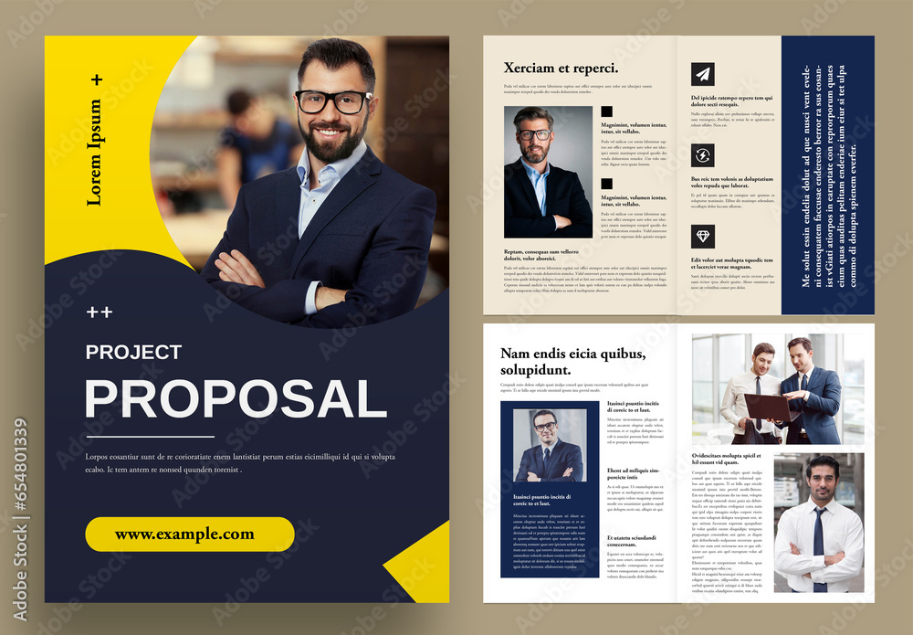 Project Proposal Stock Template | Adobe Stock