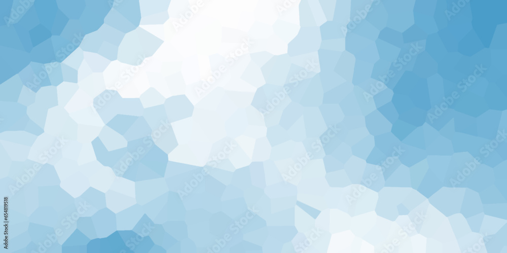 Abstract light blue background with triangles. background of ...