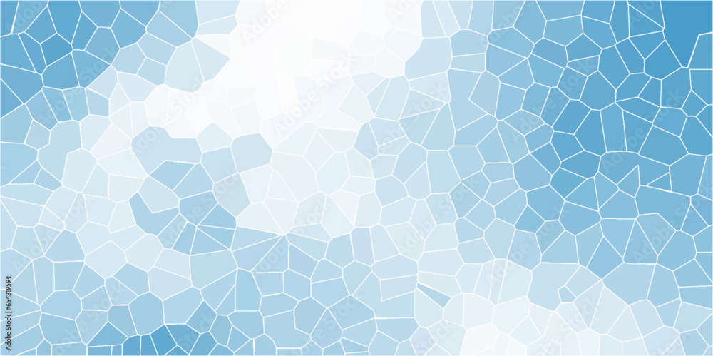 Abstract light blue background with triangles. background of ...