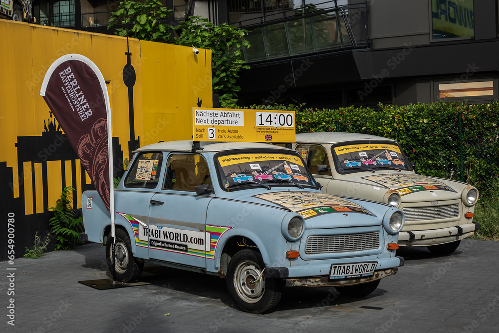Berlin Trabi world Museum, dedicated to the history of the Trabant ...