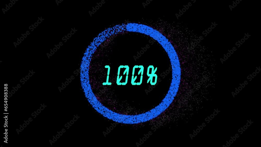 Circle percentage diagrams Science Futuristic Loading Circle Ring ...