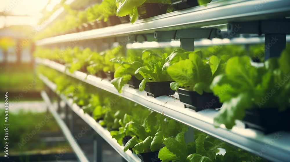stockphoto, copy space, Automatic UPVC Hydroponics Farm Setup ...
