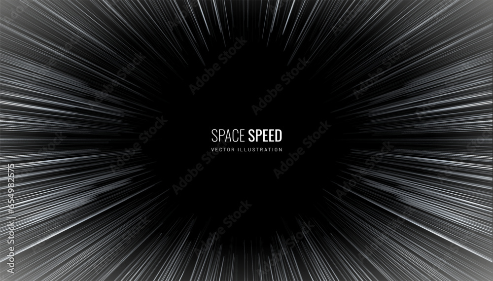 Comic line effect for anime. Background explosion of radial lines and ...