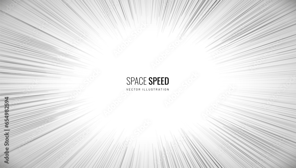 Comic line effect for anime. Background explosion of radial lines and ...