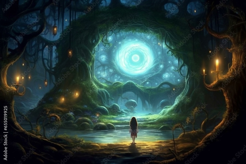 An enchanting portal taking you into a world of magical and realistic ...
