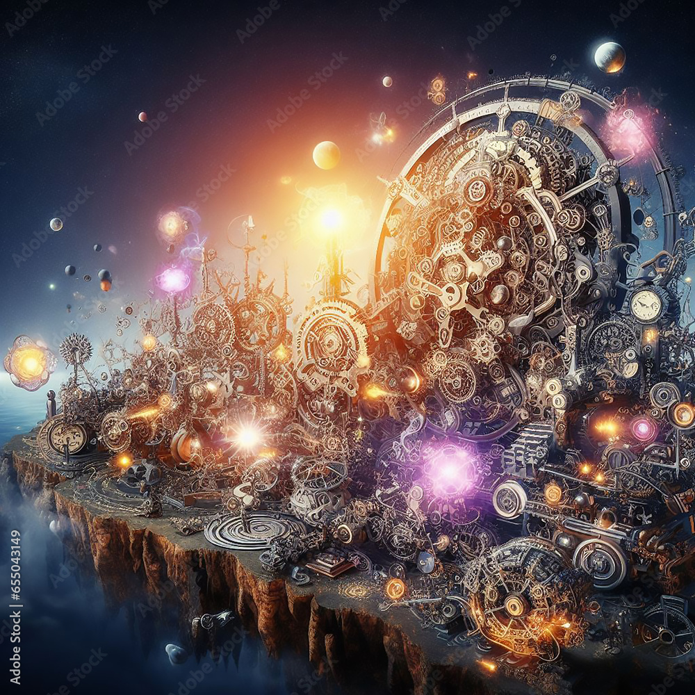 visualization of fractal realms Mechanica: The Land of Machines Life ...