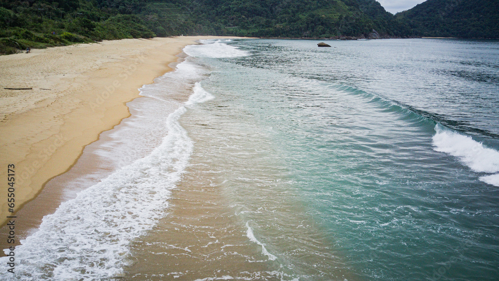 Vermelha do Norte Beach in Ubatuba - SP - with calm waters, known for ...