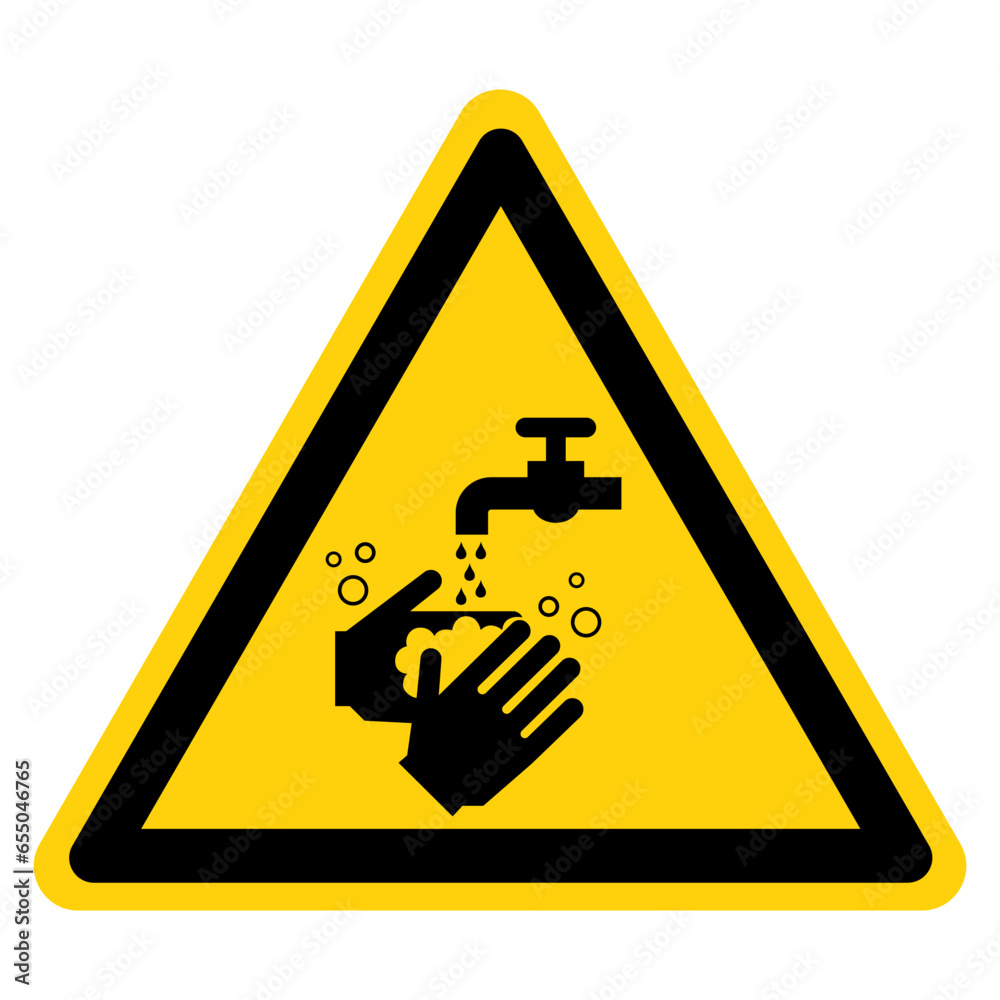 Clean Hand Save Lives Symbol Sign ,Vector Illustration, Isolate On ...