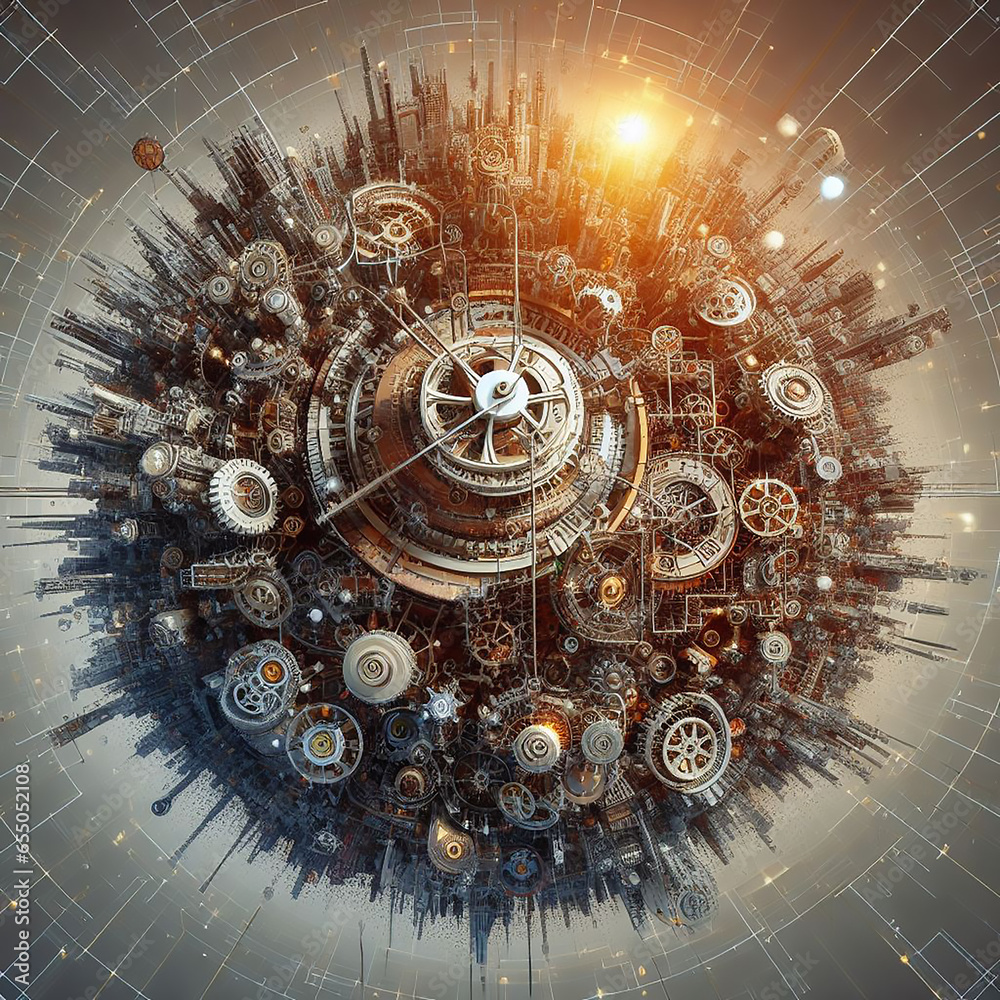 background Horologium Mechanicum Machina Temporis Ars Mechanica Orbis ...