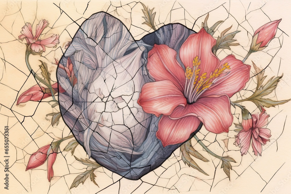 Empowering Broken Heart Drawings: Symbolizing Strength, Resilience, and ...