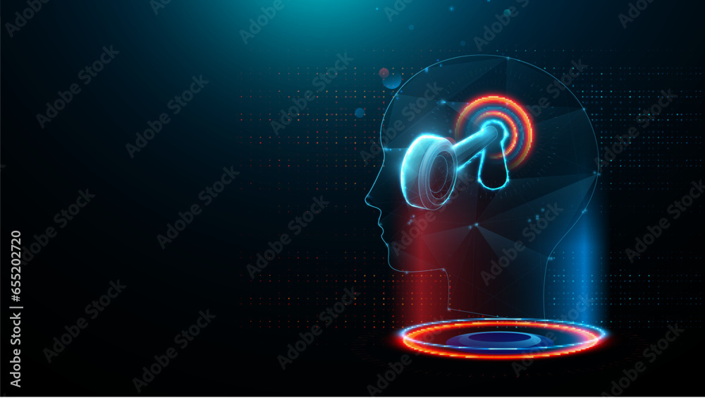 Human head with Key. Open head mind key Stock Vector | Adobe Stock