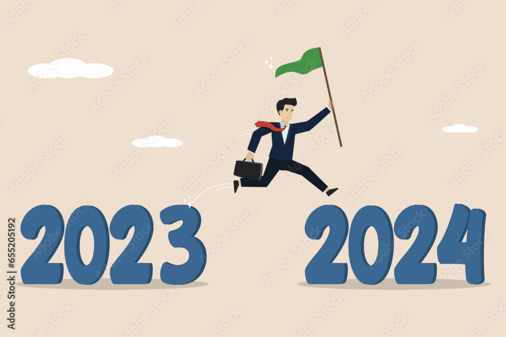 Business prospects in 2024, planning or preparation, vision of future ...