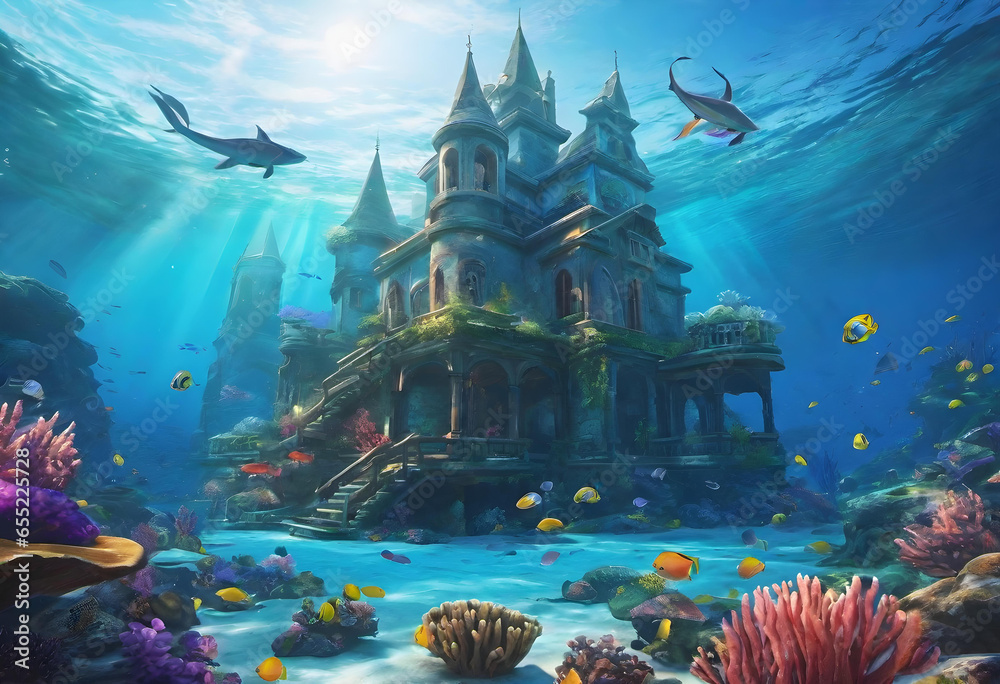 Underwater. Ocean. Sea Life. Marine. Coral Reef. Aquatic. Diving ...