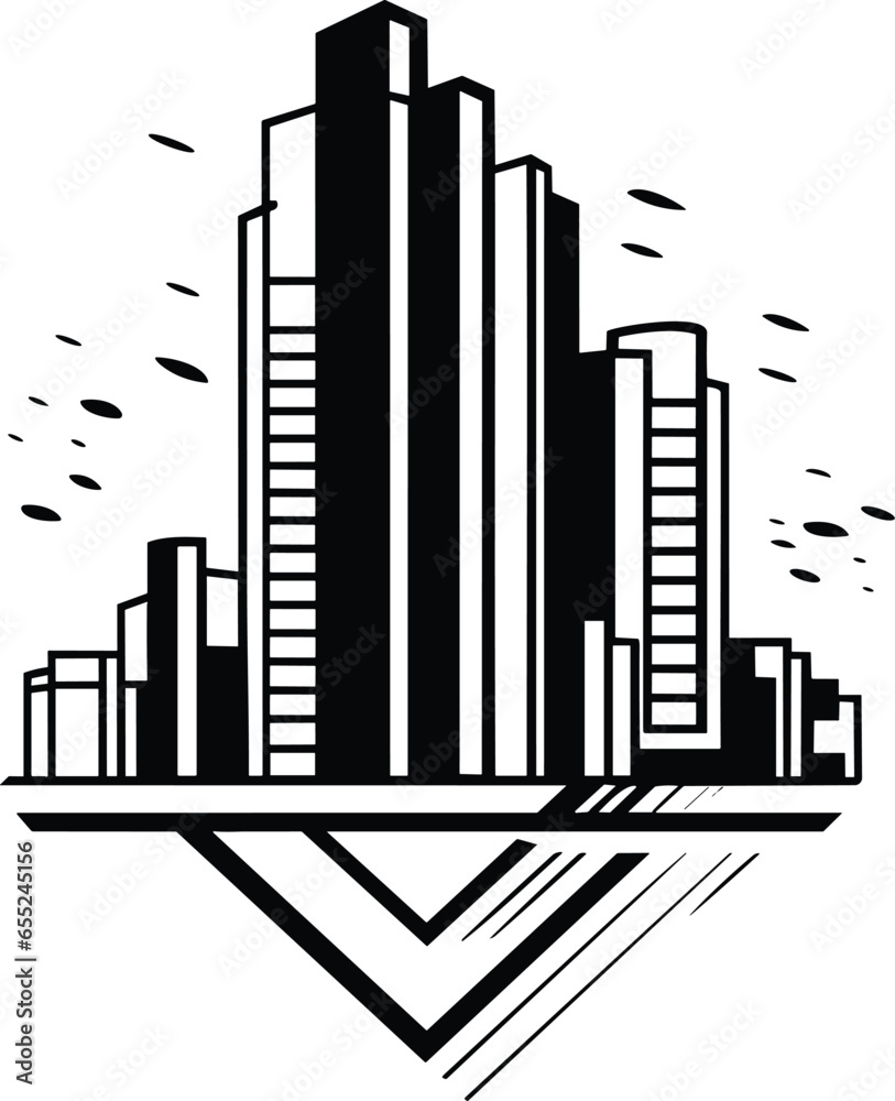 eal estate , building architecture premium logo design. Architect ...