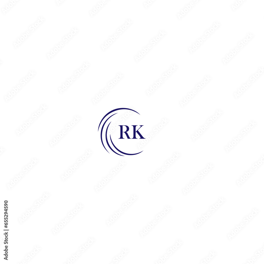 RK logo. R K design. White RK letter. RK, R K letter logo design ...