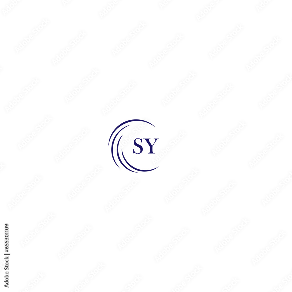 SY logo. S Y design. White SY letter. SY, S Y letter logo design ...