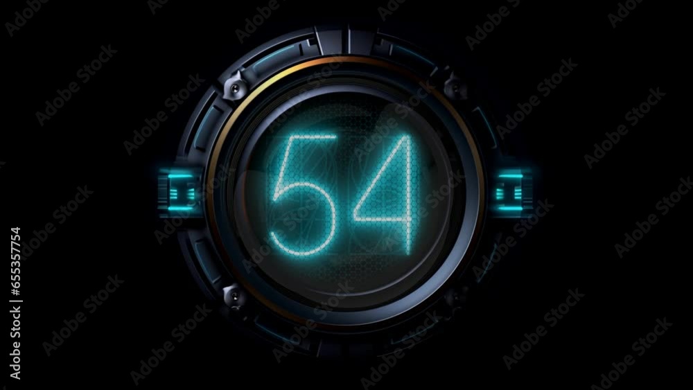 Countdown 60 Seconds Countdown 1 Minute Nixie Tube Indicator Countdown Gas Discharge