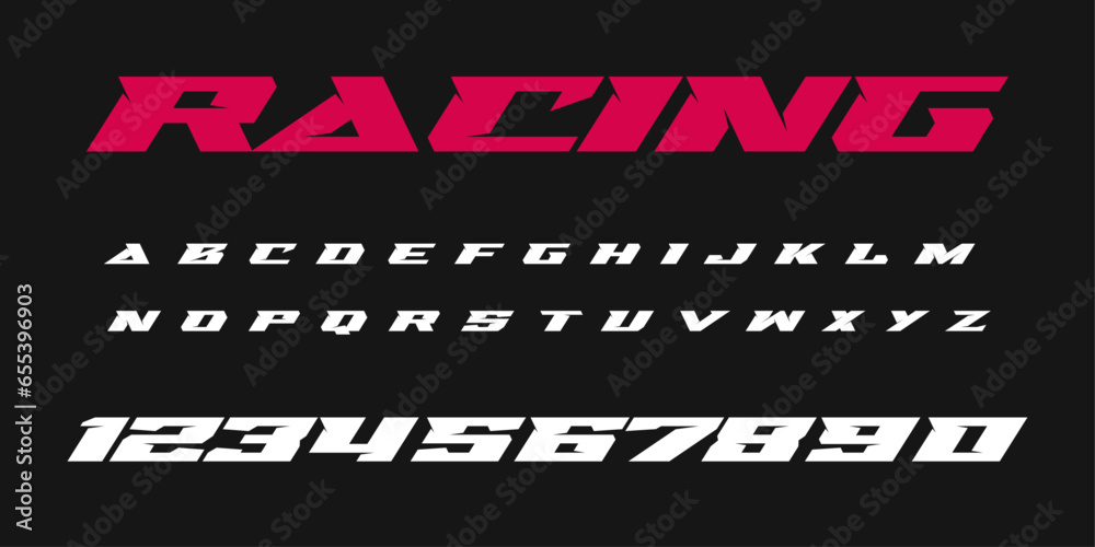 Racing lettering vector graphic apparel clothing prints eps svg png ...