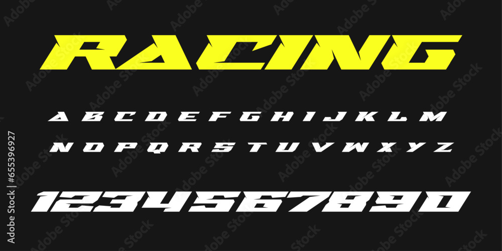 Racing lettering vector graphic apparel clothing prints eps svg png ...