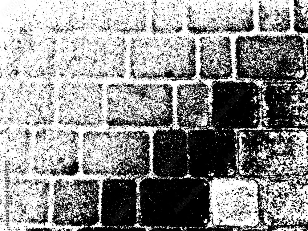 Vector grunge texture of paving slabs covered with snow. Unique vector ...