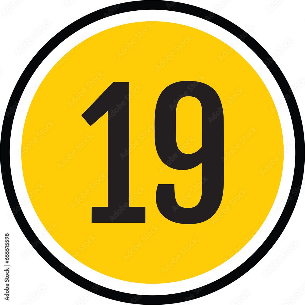 Number symbols Icons Stock Illustration | Adobe Stock