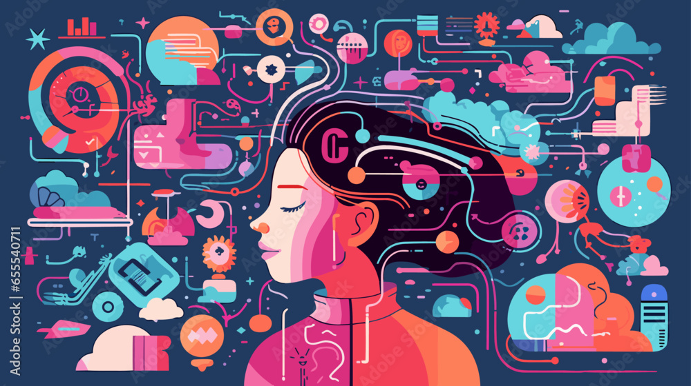 Concept vector illustration of LLM (Large Language Models). Stock ...