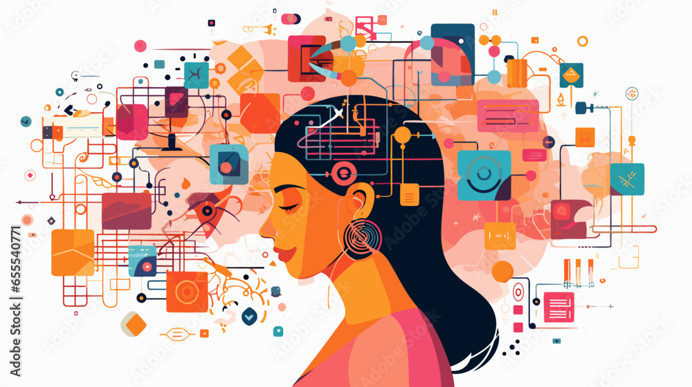 Concept vector illustration of LLM (Large Language Models). Stock ...