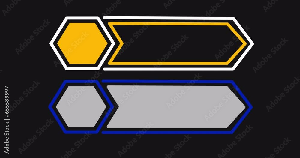 Lower third pack animation in 4k - Alpha Channel. Designed cool lower ...