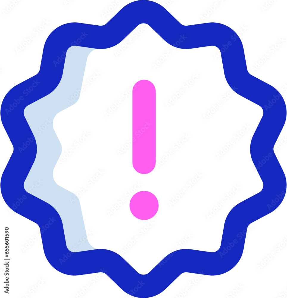 Alert Icon, Warning symbol, Notification illustration, Attention ...