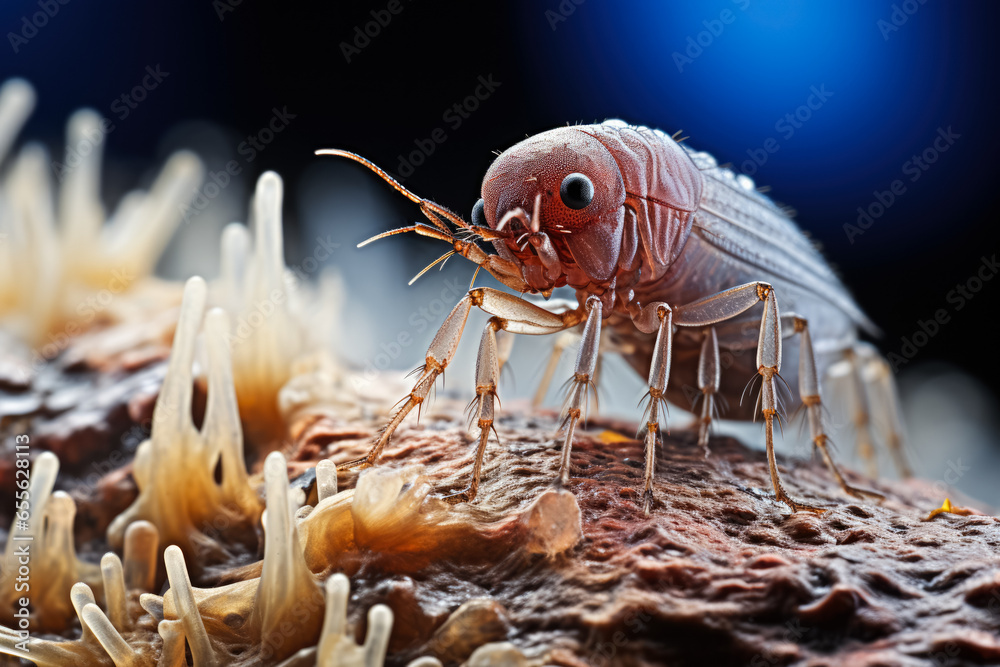 Detailed examination of microscopic parasites via high-resolution macro ...