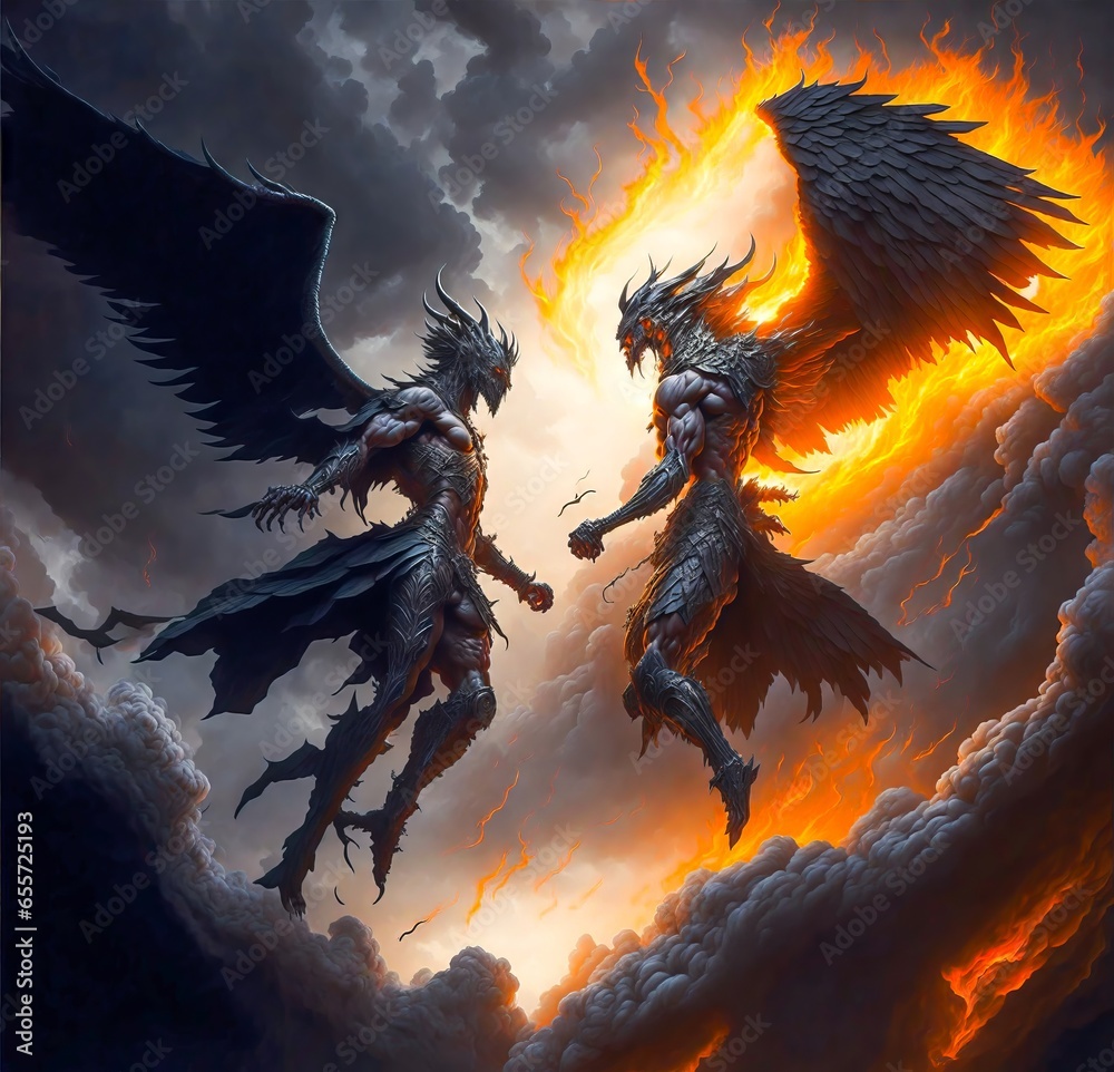 Clash of Demons from Hell. War of the Underworld. Fallen Angels. War of ...