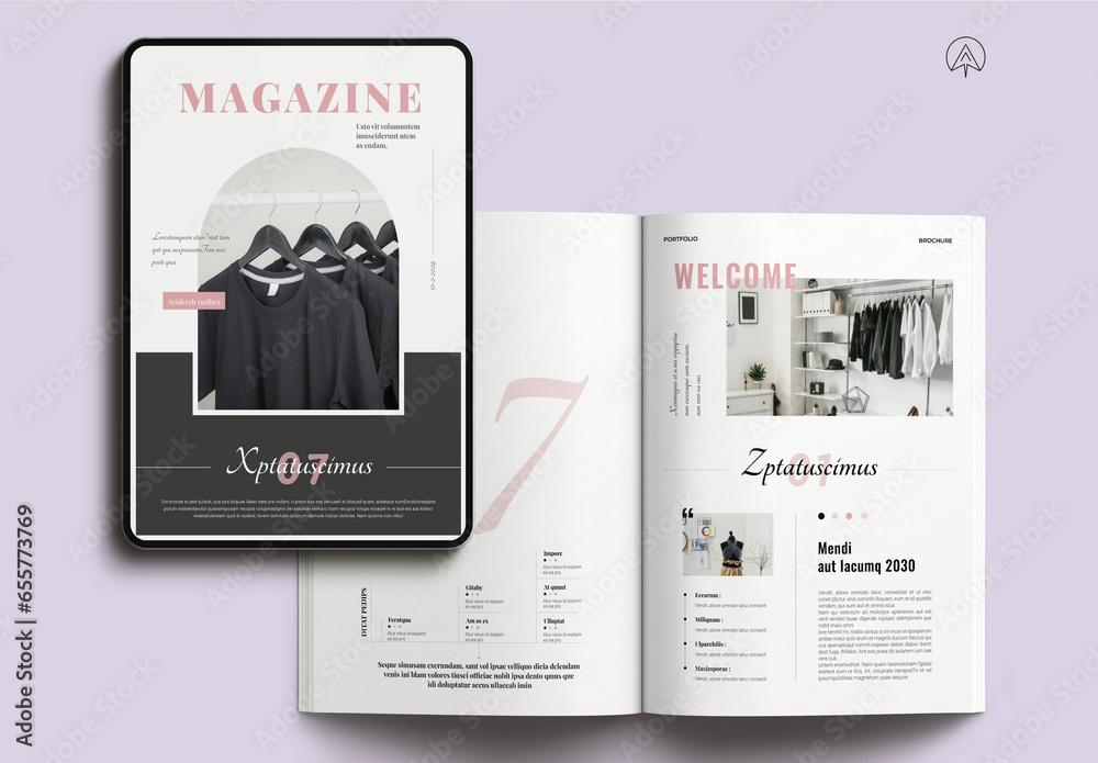 Product Magazine Tamplate Stock Template | Adobe Stock