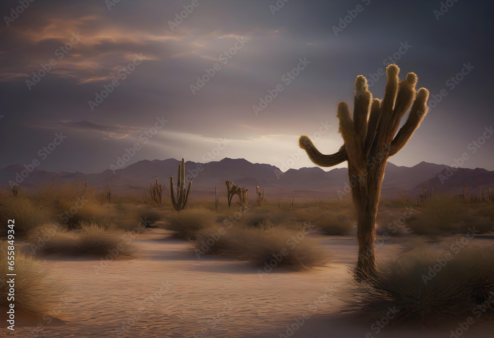 Desert. Landscape. Arid. Sand Dunes. Barren. Wilderness. Dry Terrain ...