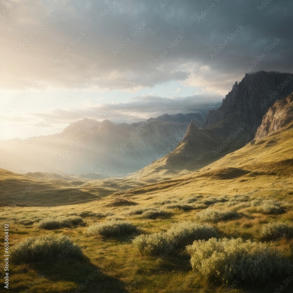 Exploring Luminous Landscapes: A Surreal Journey of Light and Terrain ...