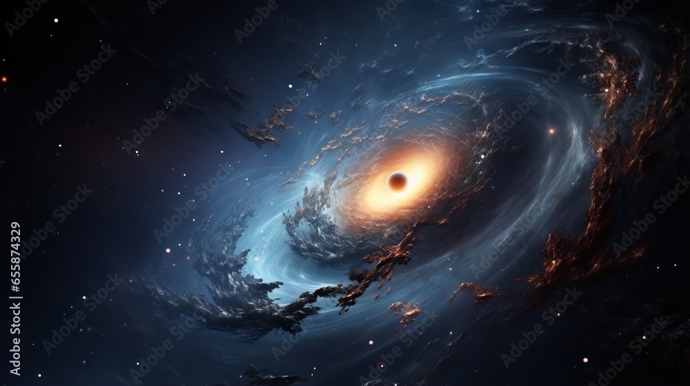 Spectacular view of a cosmic jet from a supermassive black hole in a ...