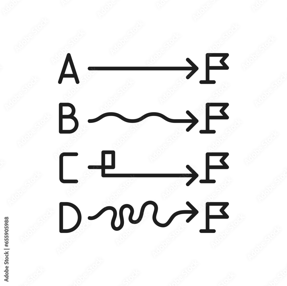 Planning icon. Project, goal, management and schedule symbol. Project ...
