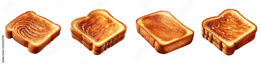 Cinnamon Toast clipart collection, vector, icons isolated on ...