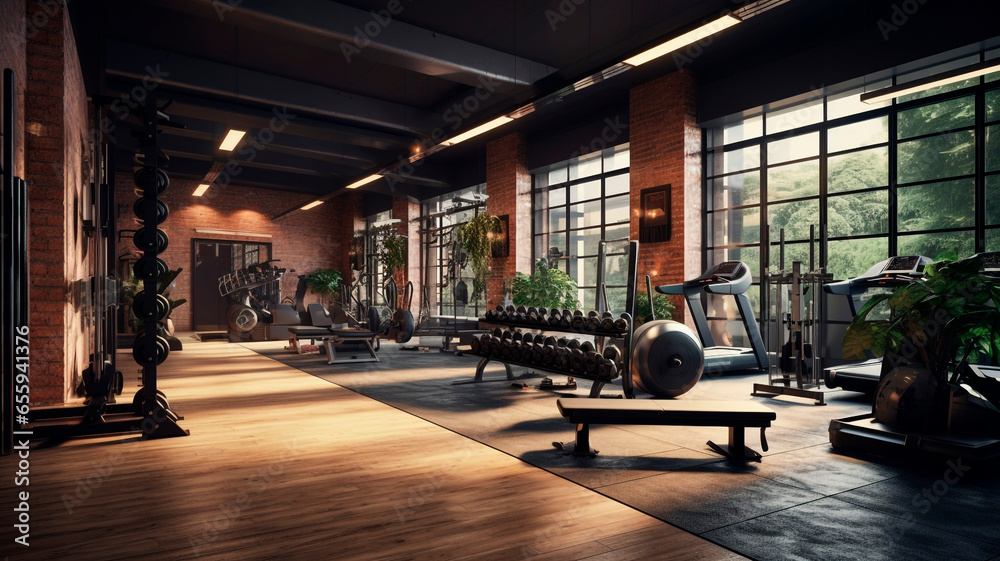 realistic photography, Fitness and health: opening a fitness center ...