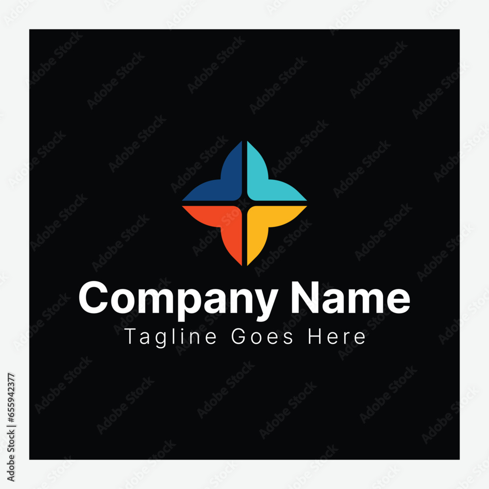 Starmark Qube Tech-letter logo Design in the form of a Hexagons shape ...