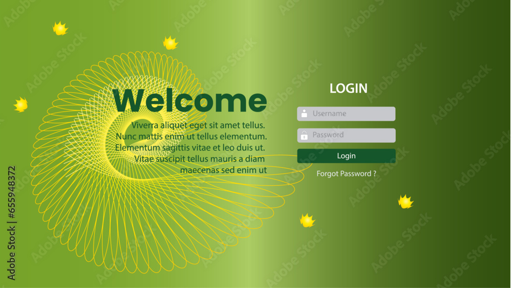 vector, editable, background, Registration and Login Form. Colorful ...