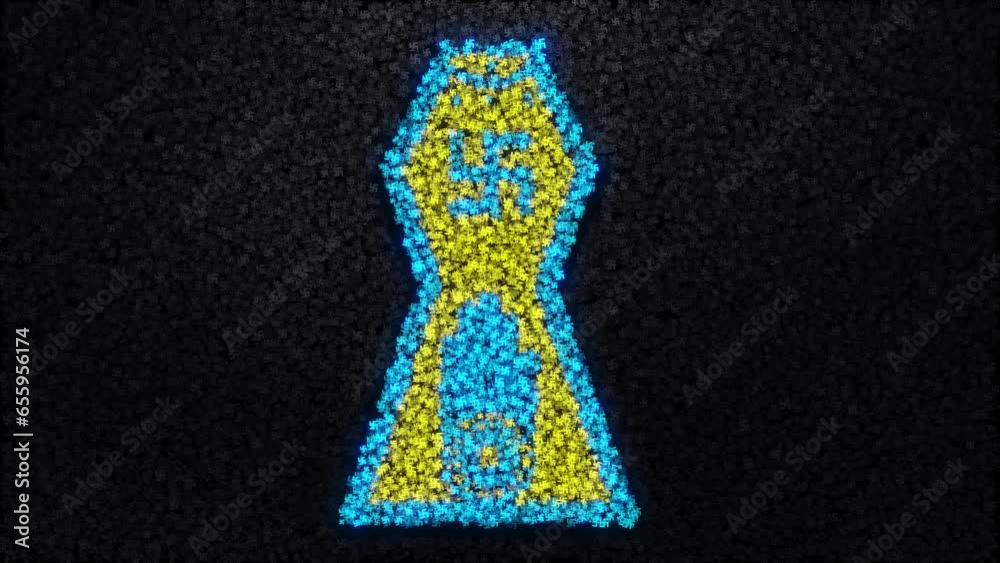 Video Stock Jainism Symbol Animation,religious Jain Symbol Particle ...