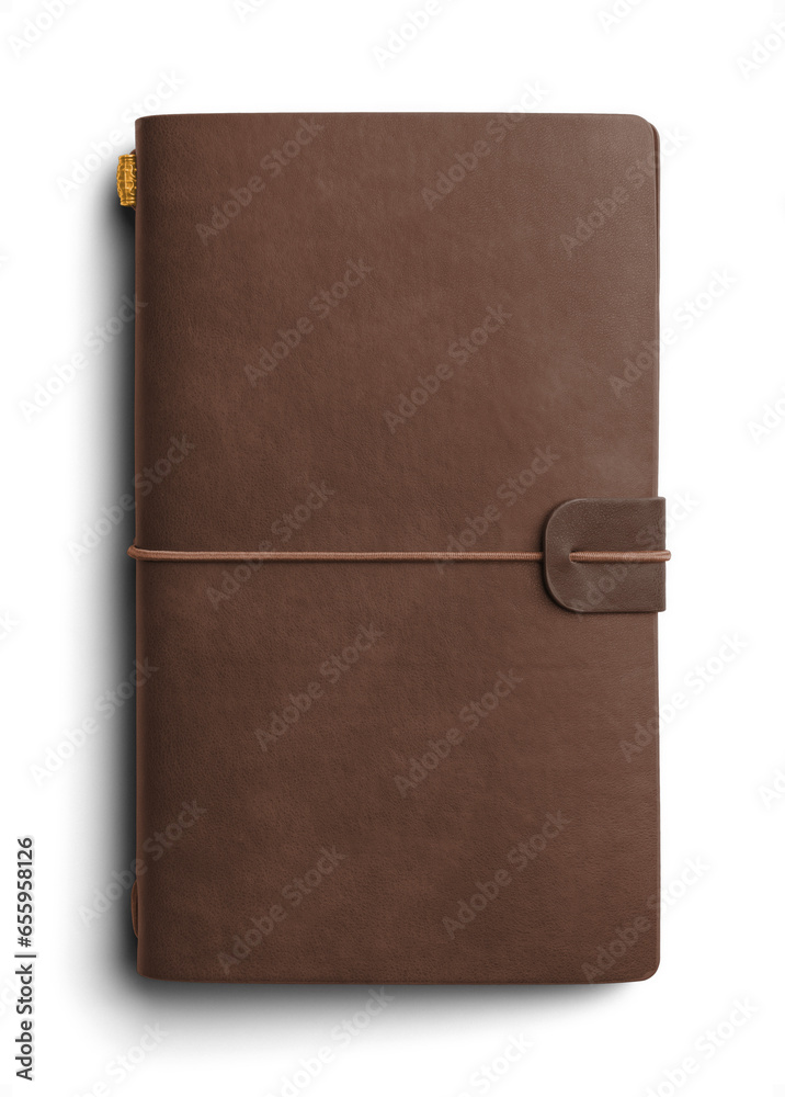 Brown Traveler's Notebook Leather Cover Stock Photo | Adobe Stock