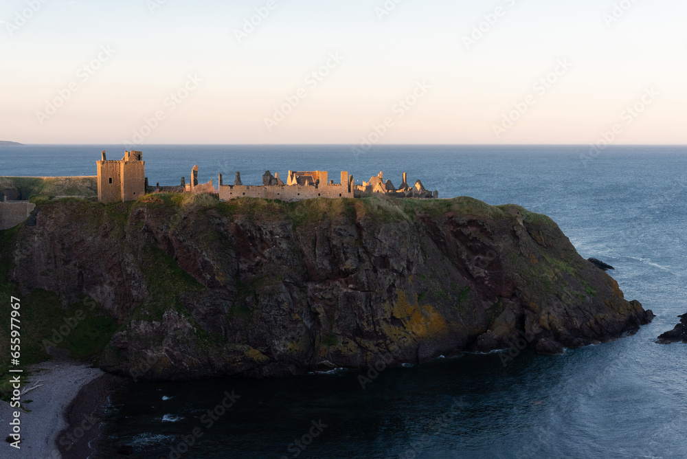 Dunnottar Castle is one of the most iconic place in scottish highlands ...
