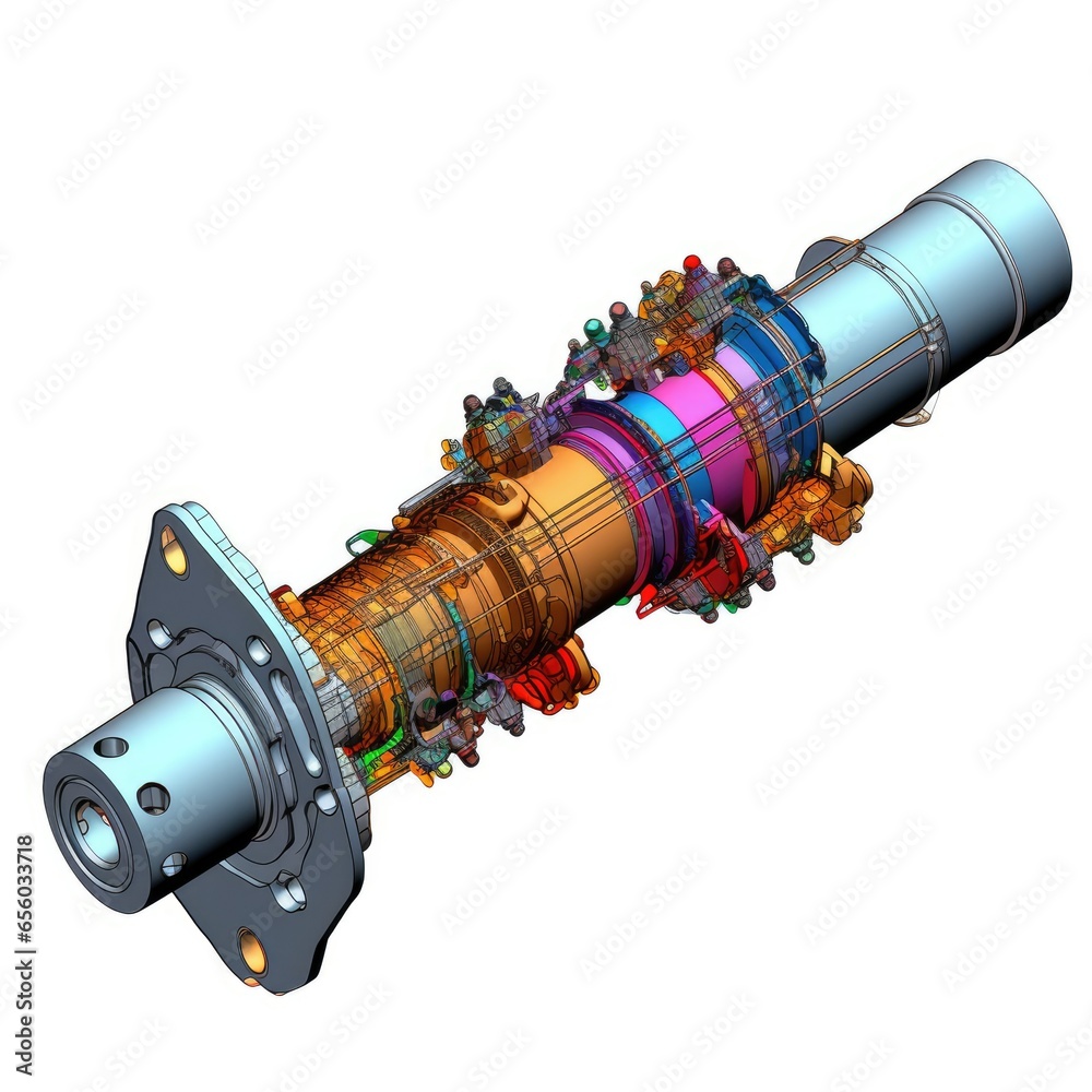 Ilustracja Stock: finite element analysis of 3d cad rendering to test ... Ilustracja Stock: finite element analysis of 3d cad rendering to test ...
