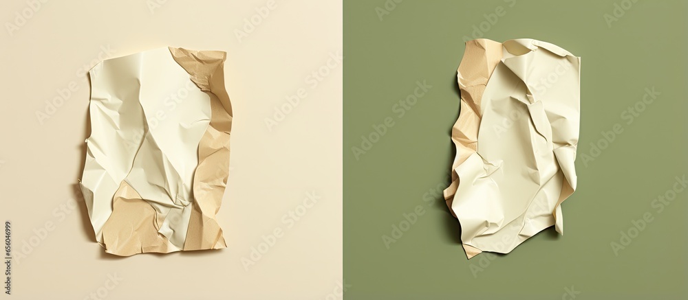 Elegant Instagram post template with luxury torn paper texture in green ...