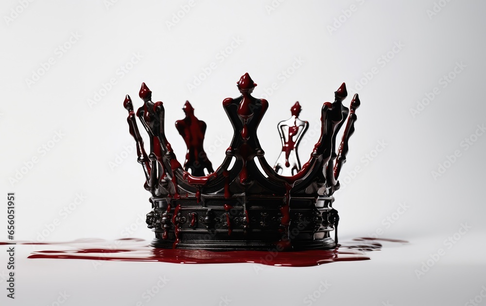 death of a king or queen. murder and treason concept. medieval fantasy ...