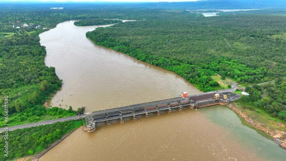 A dam is a human-made structure that blocks a river's flow, creating a ...