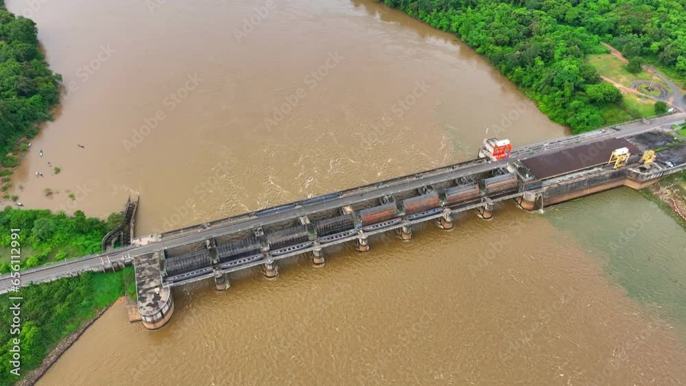 A dam is a man-made structure built across rivers to control water flow ...